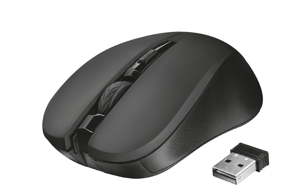 Мишка TRUST Mydo Silent Wireless Mouse BLK