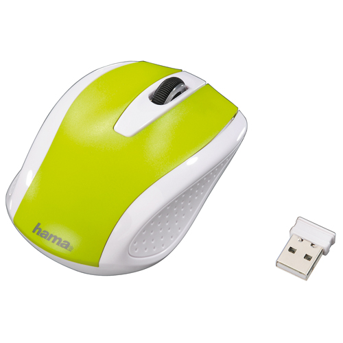 Hama AM-7200 Wireless Optical Mouse green