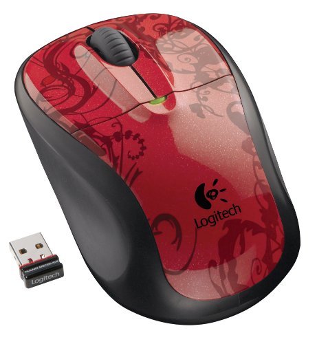 Мишка Logitech M305 Wireless Red Tendrils