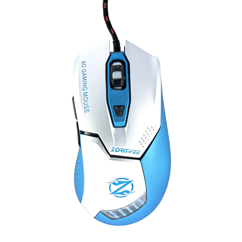 Геймърска мишка, ZornWee Z1, Оптична, Сив - Mouse.bg