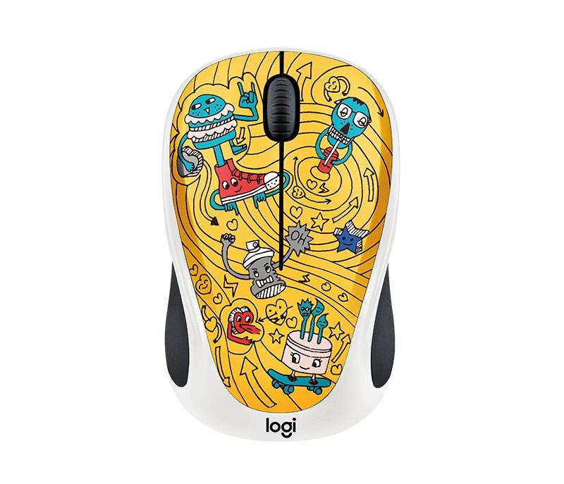 Мишка LOGITECH Doodle Collection M238 безжична GO-GO GOLD