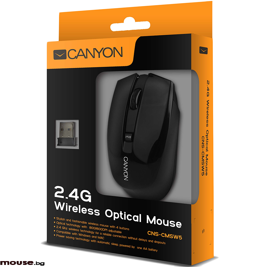 Mouse CANYON CNS-CMSW5B Wireless