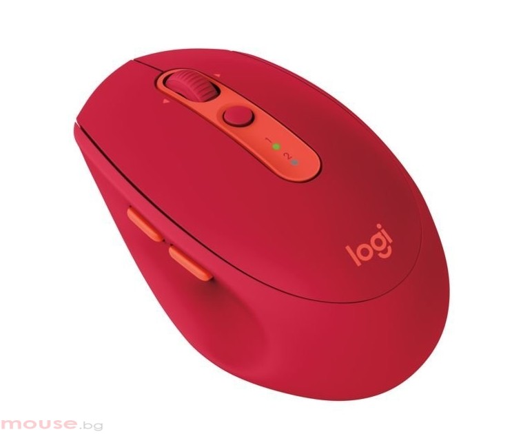 Мишка LOGITECH M590 безжична, оптична, USB, рубинен