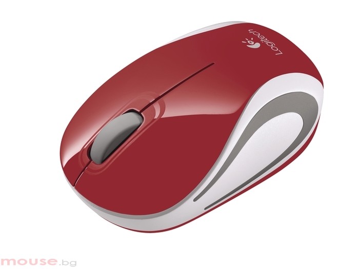 Logitech Wireless Mini Mouse M187 red