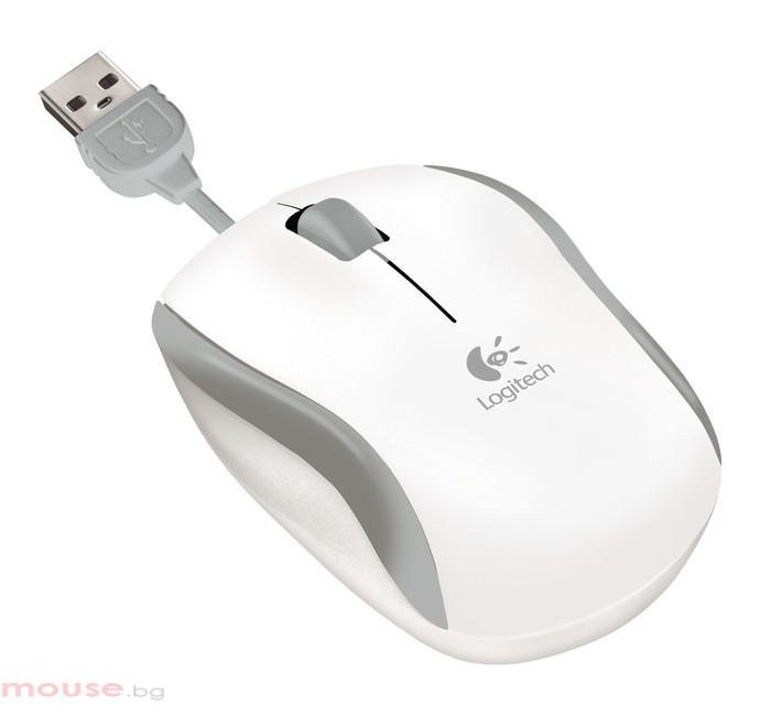 Logitech Corded Mouse M125 White