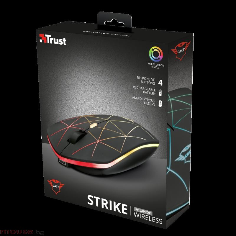 Мишка Wireless Wireless Gam Trust GXT 117 Strike - Mouse.bg