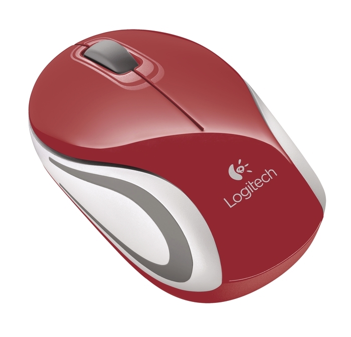 Logitech Wireless Mini Mouse M187 red