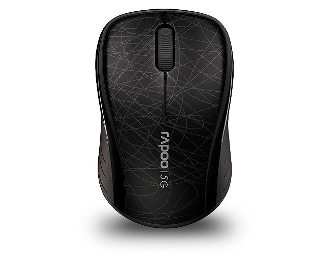 RAPOO Black Wireless Optical Mouse 3100P